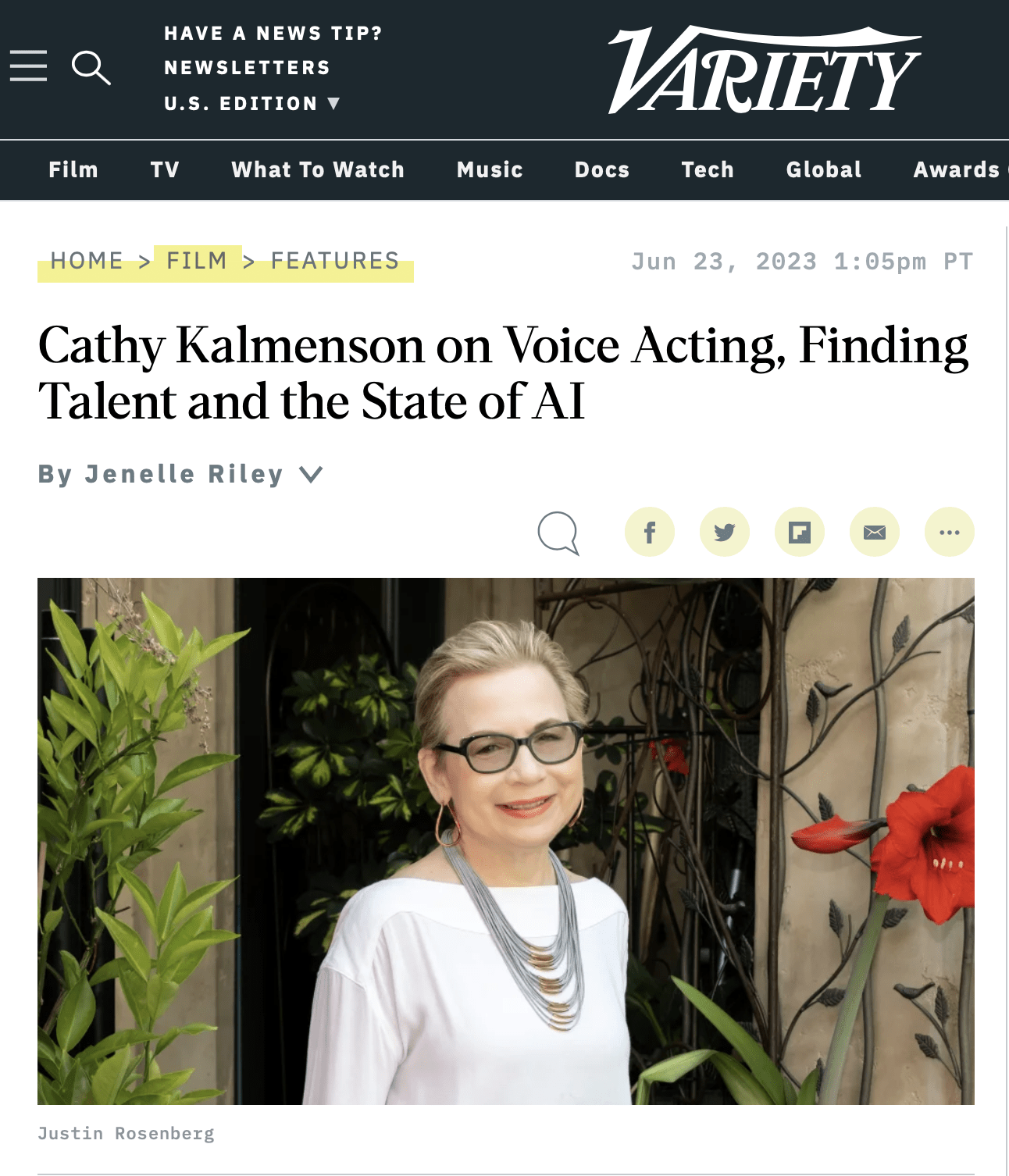Kalmenson & Kalmenson – The business of voice casting. The study of ...